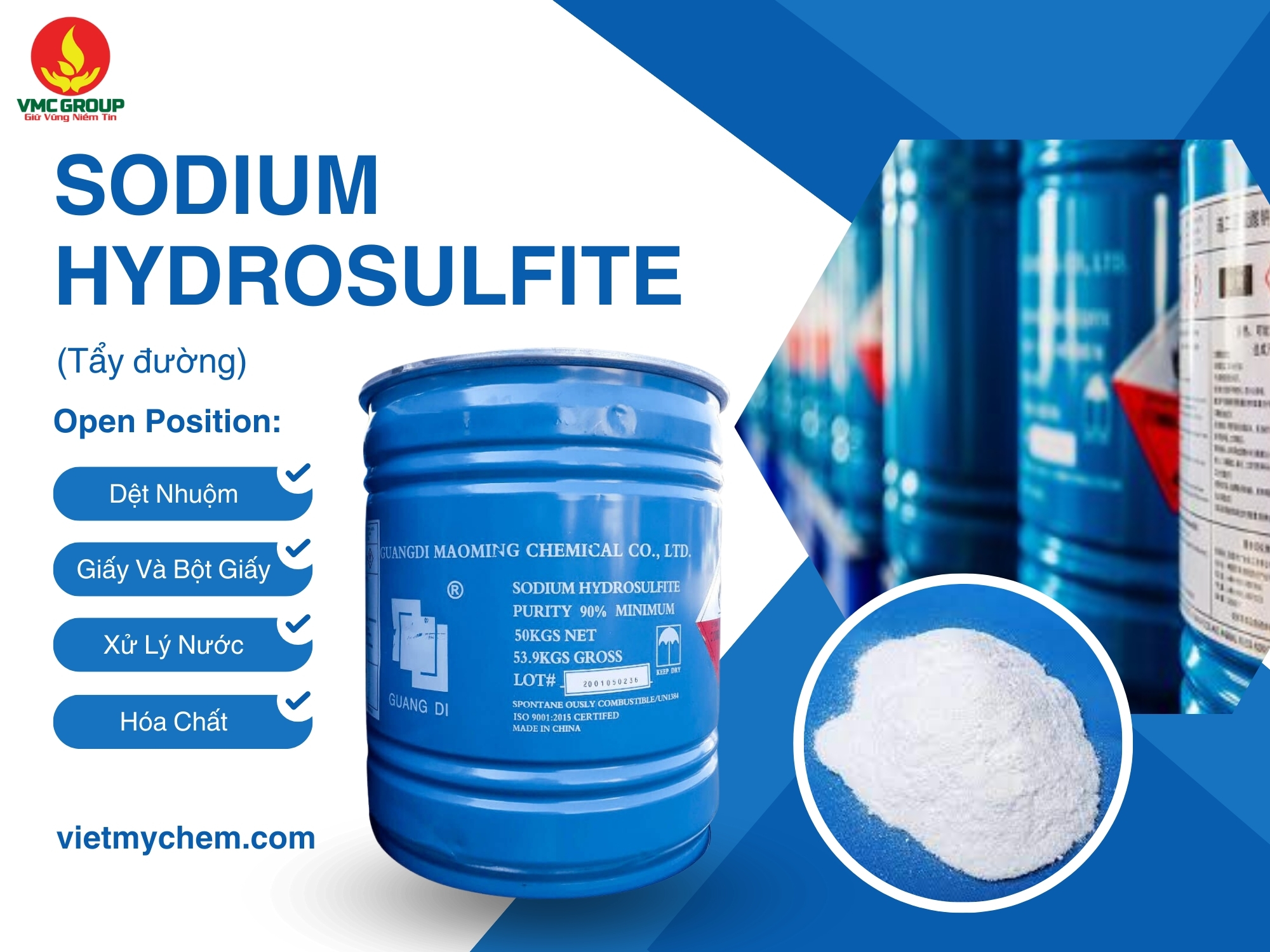 Sodium Hydrosulfite: Công Dụng, Ứng Dụng Và Những Điều Cần Biết